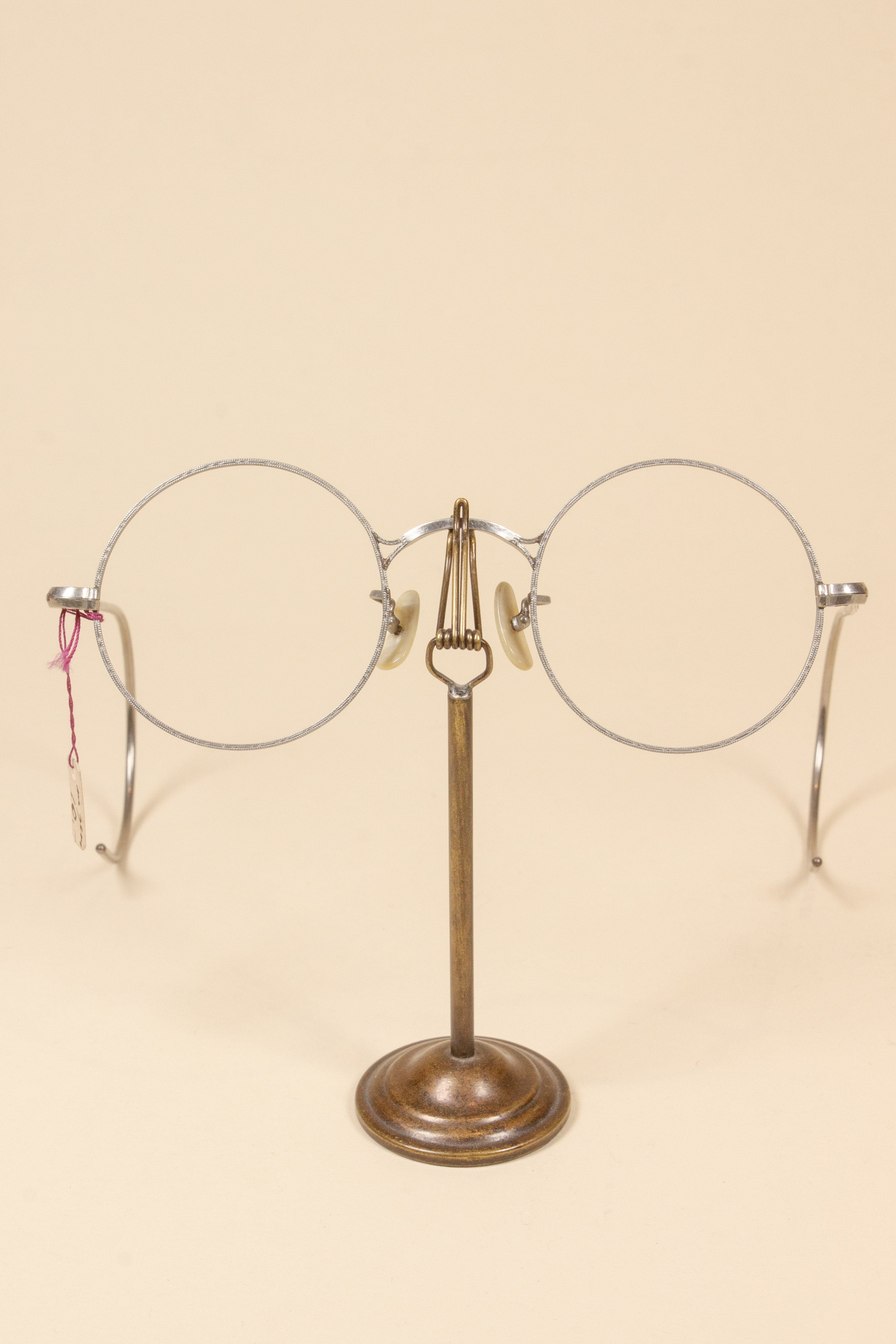 BRITISH 1920S-1940S DEADSTOCK WINDSOR WIRE RIMMED EYEGLASSES IN STEEL ...