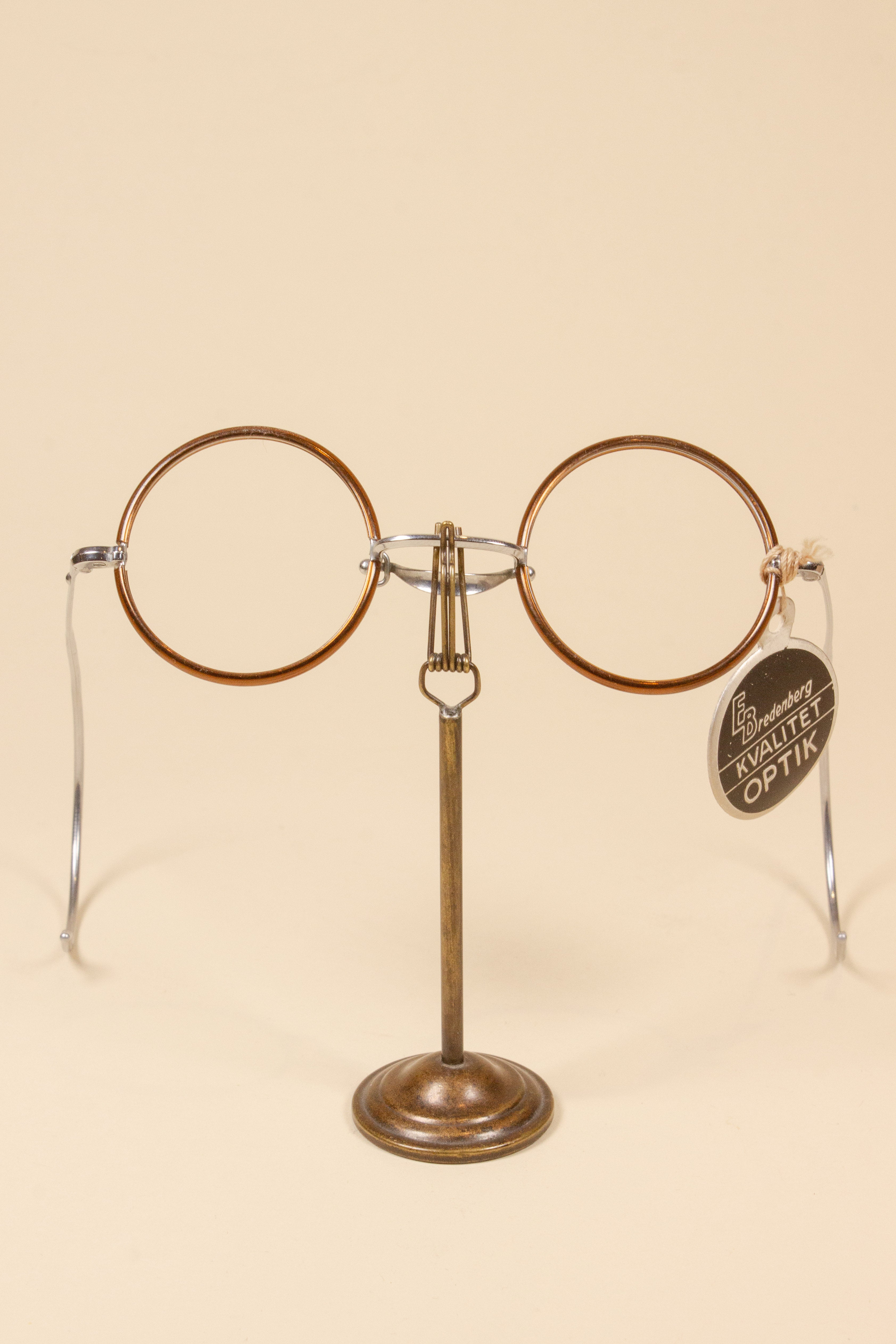 BRITISH DEADSTOCK 1920-1940S ROUND WINDSOR EYEGLASSES FROM BREDENBERGS ...