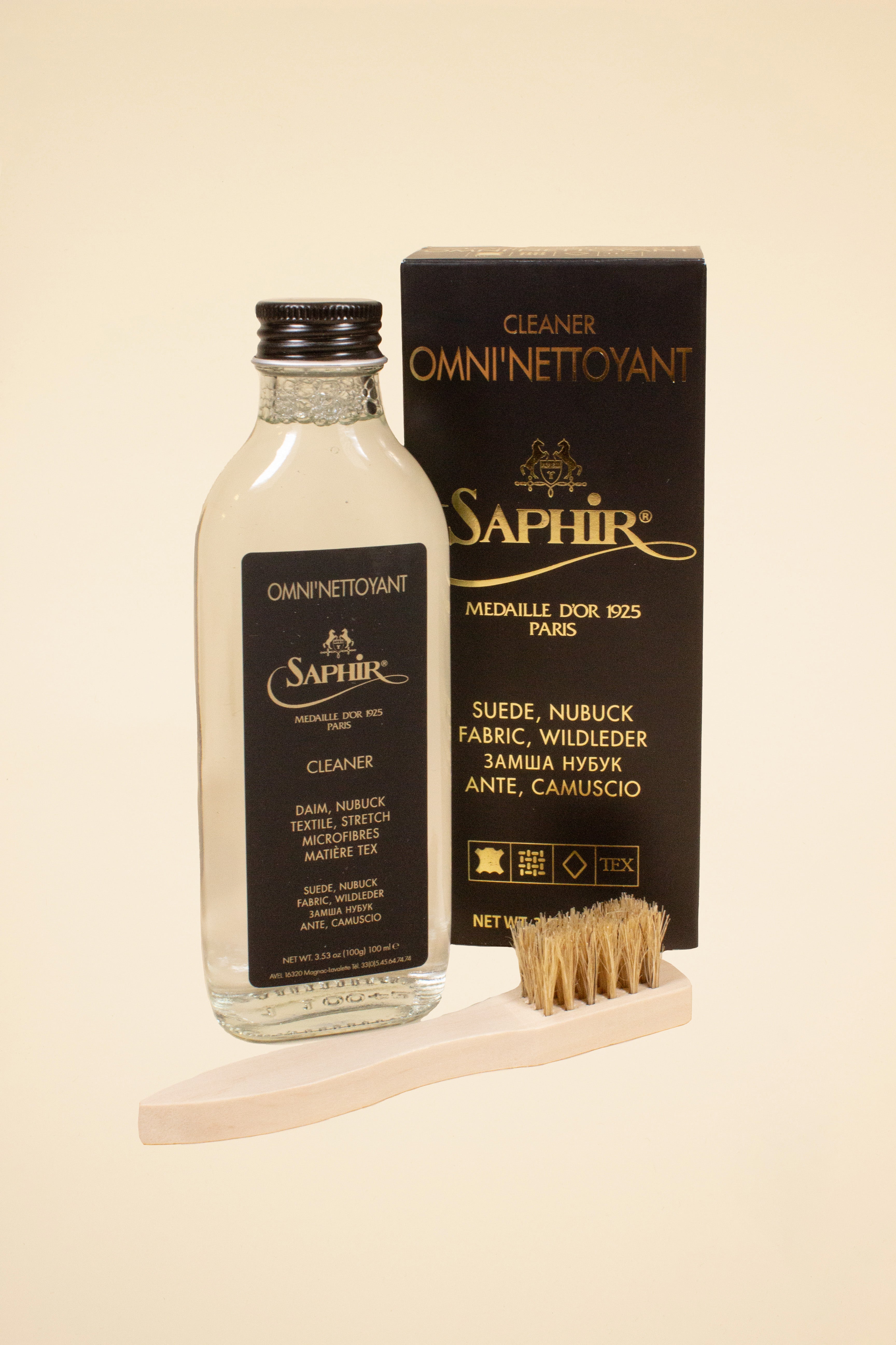 Saphir Médaille d'Or Omni´Nettoyant suede cleaner set – A. MARCHESAN